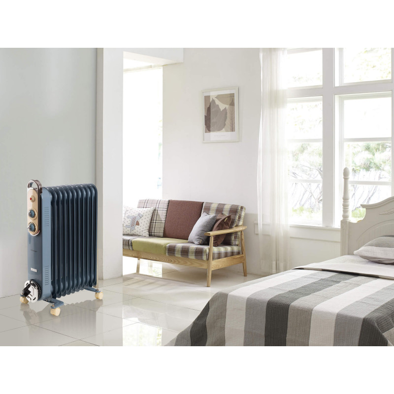 Radiatore a olio 11 elementi | Vintage | Ariete 8252 Celeste | Ariete Store